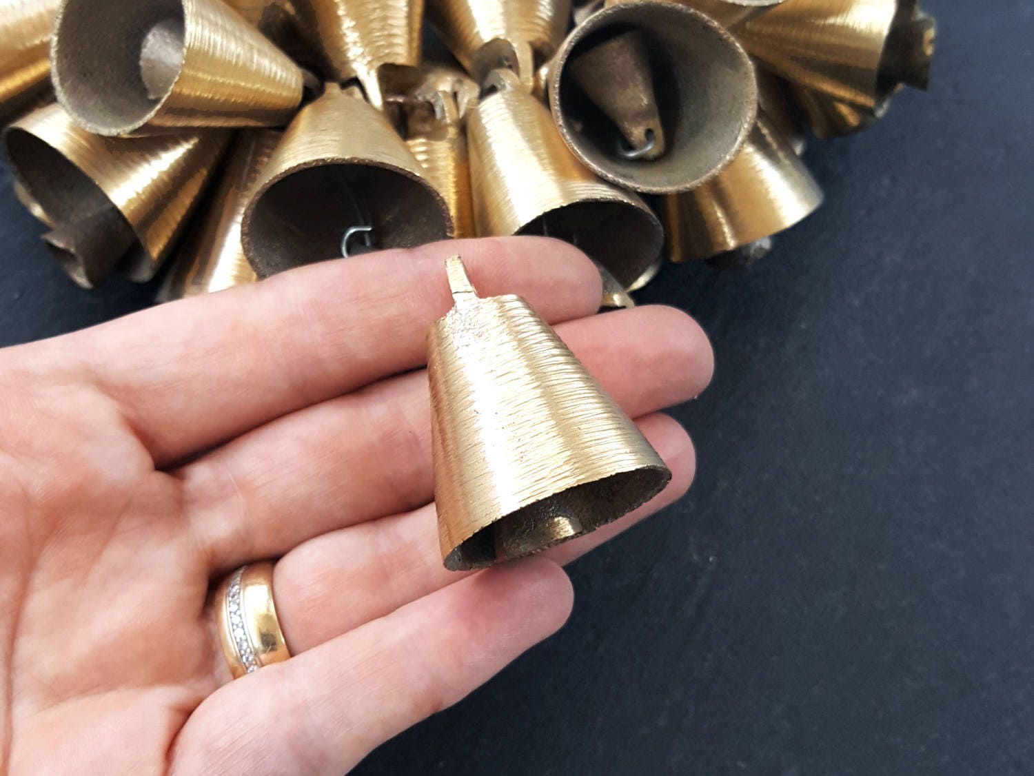 Small Brass Bell Bell Pendant Rustic Bell Metal Bell Raw - Etsy