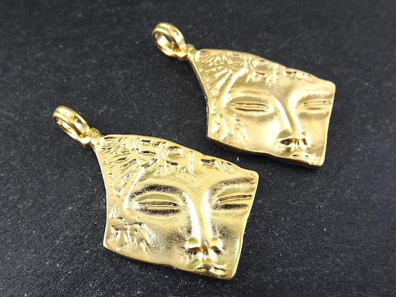 Female Face Pendant Greek Goddess Pendant Abstract Face | Etsy