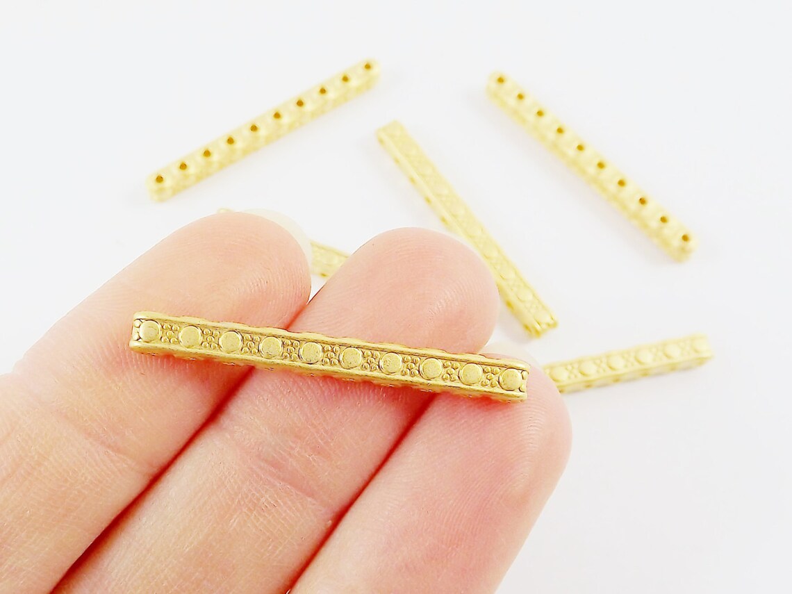 Ten Hole Dotted Strand Separator Spacer Bar Connector 10 | Etsy