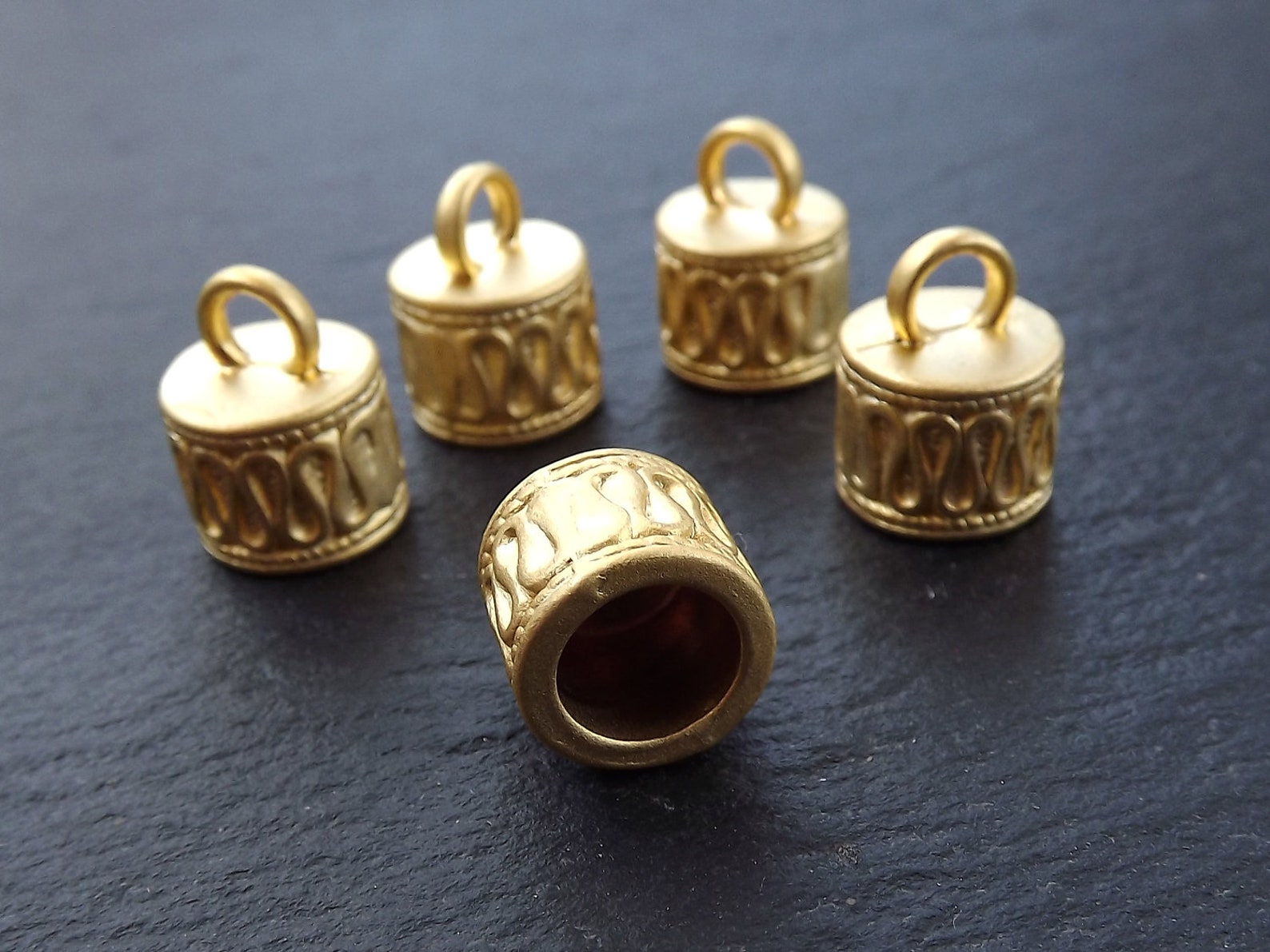 Gold Bead Caps Gold Tassel Caps Bali Bead Caps Bali Tassel | Etsy