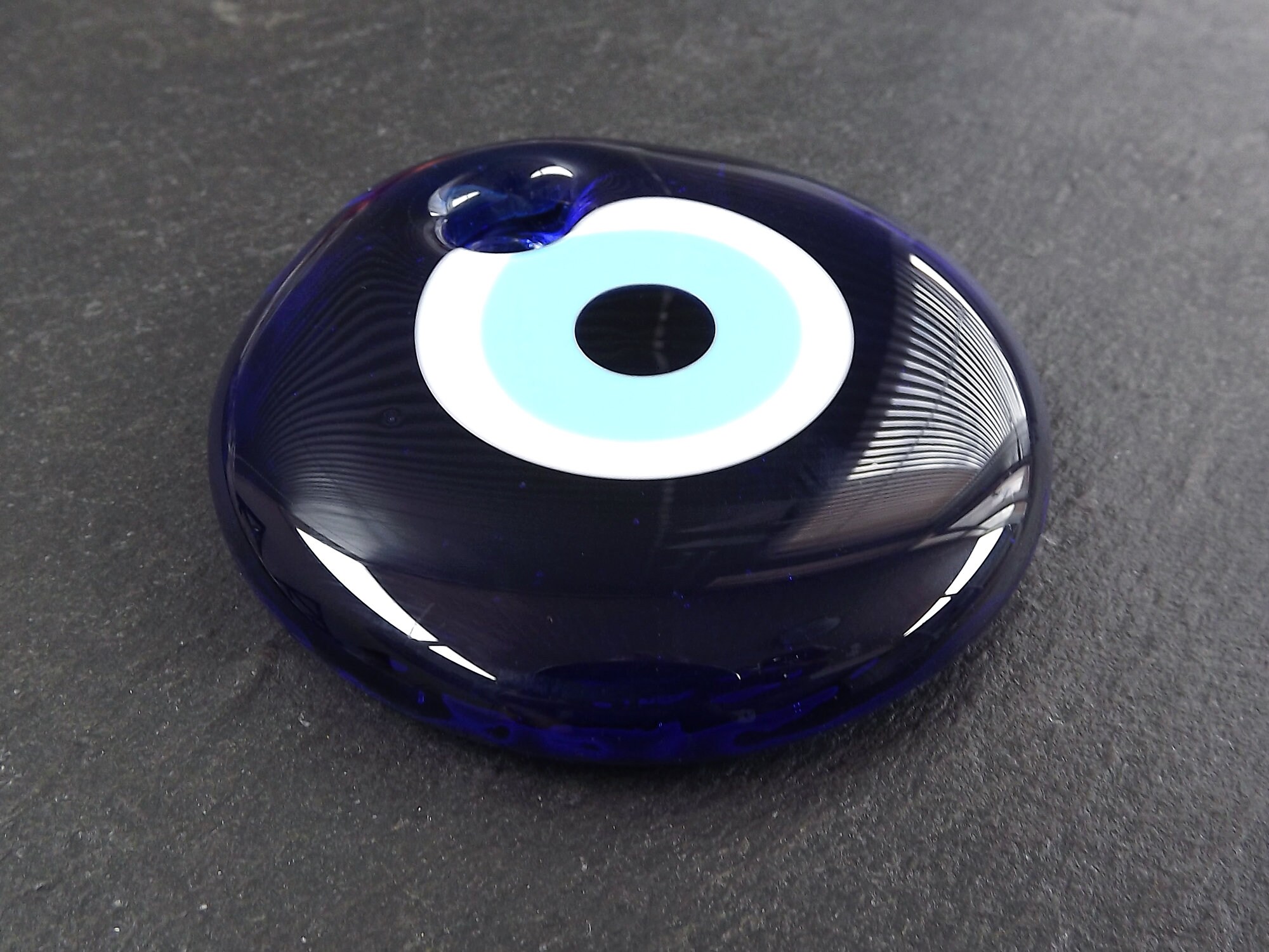Blue Evil Eye Glass Evil Eye Bead Evil Eye Wall Hanging - Etsy