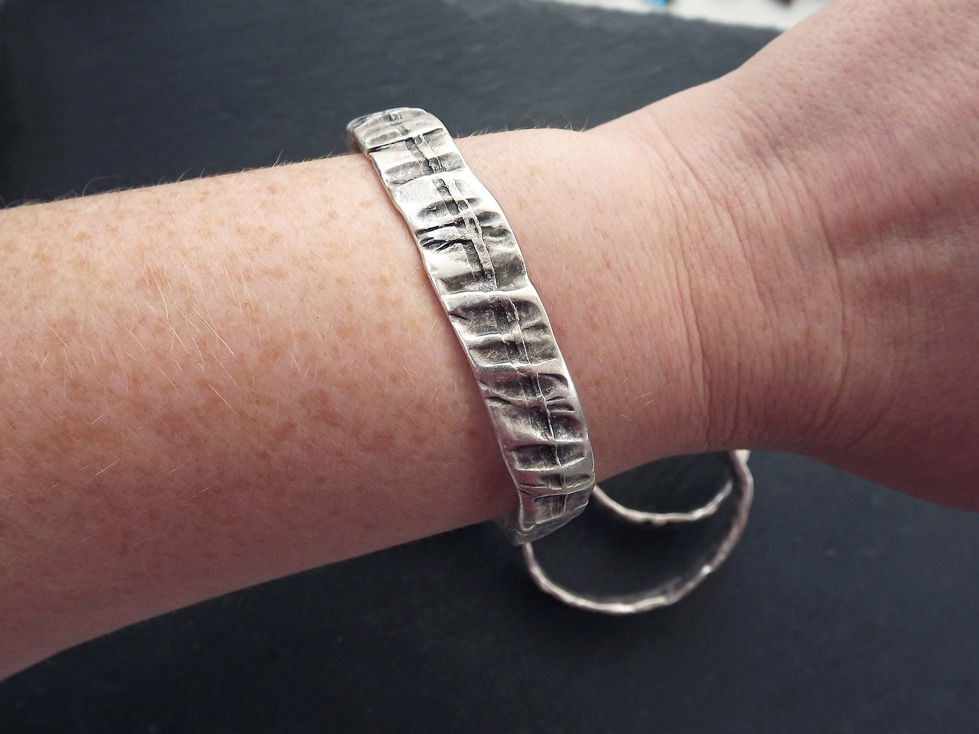 Loop Hoop Bangle Cuff Blank Bracelet Blank Textured Loop - Etsy