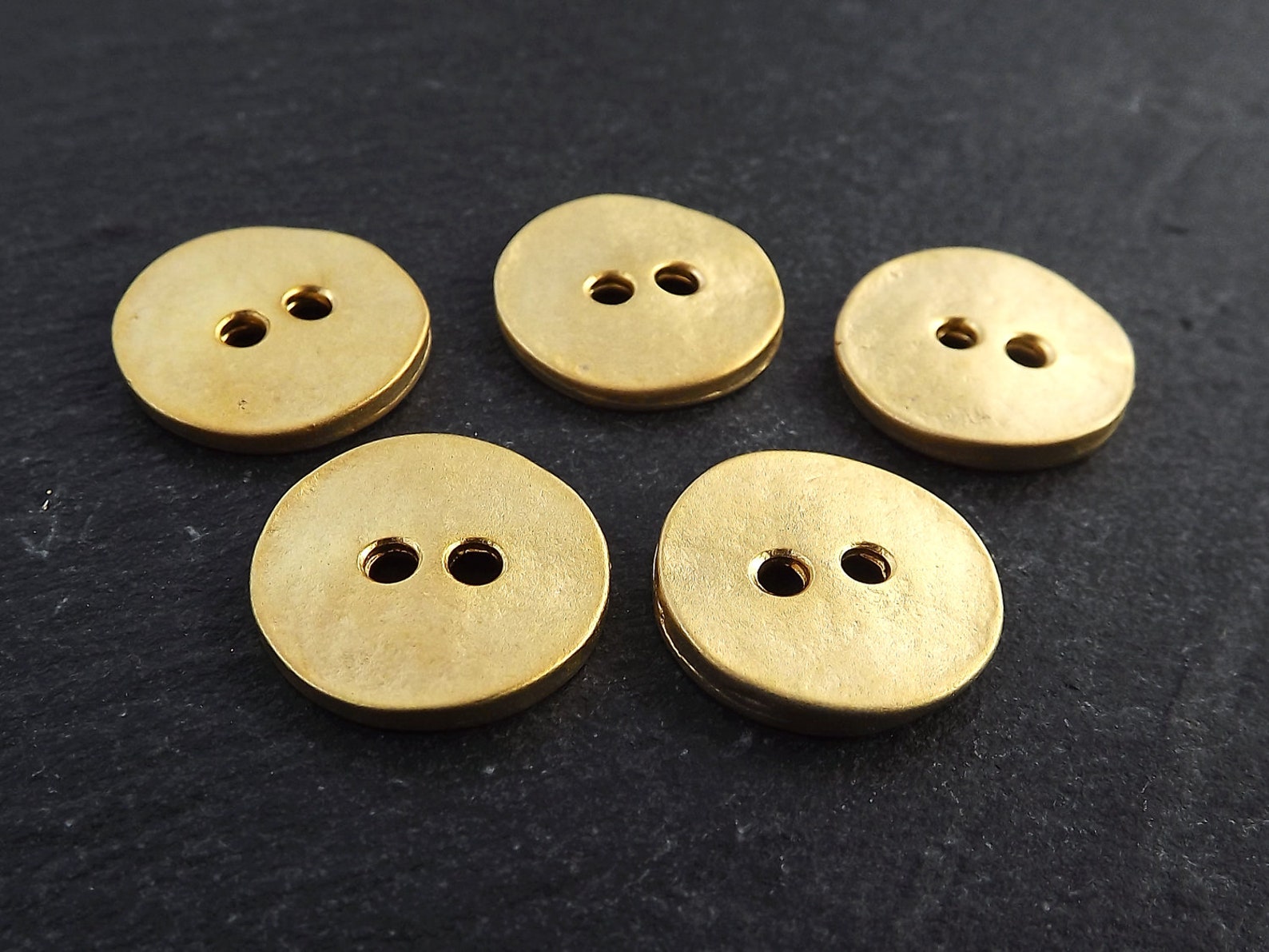 Bracelet Button Gold Button Metal Button Gold Chunky - Etsy
