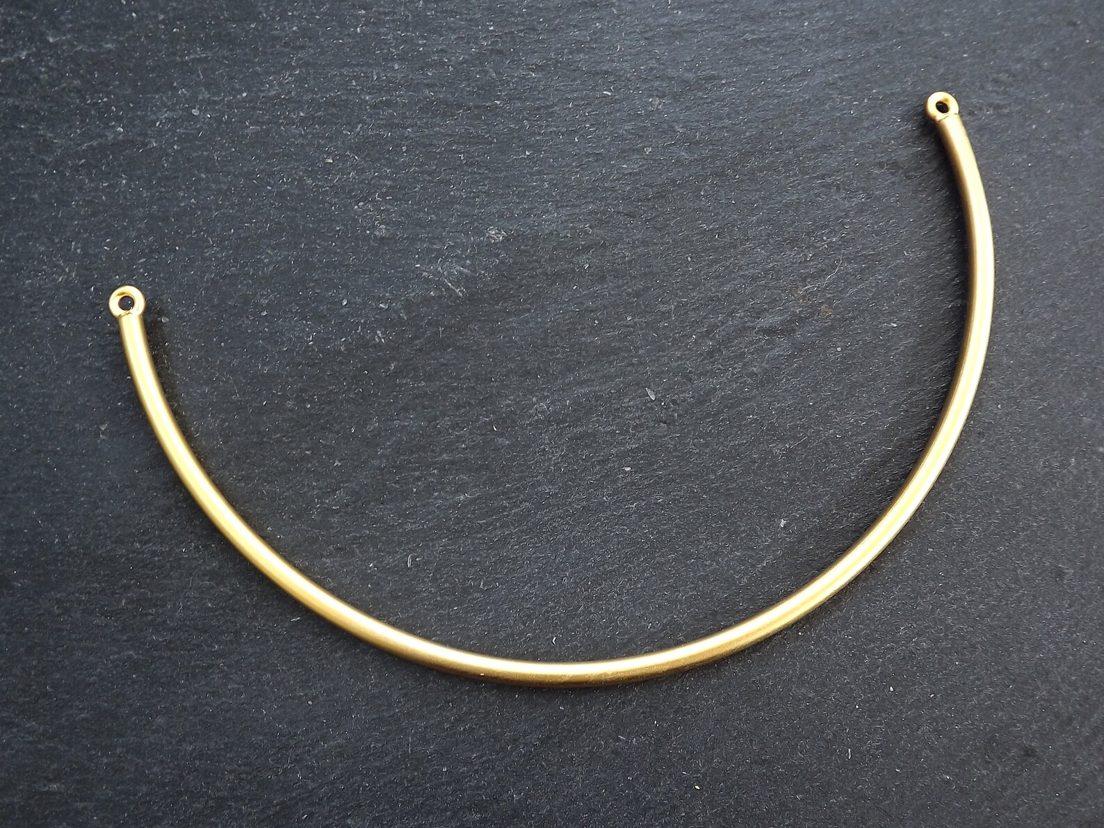 Gold Wire Choker With Loops Thick Half Choker Necklace Blank - Etsy