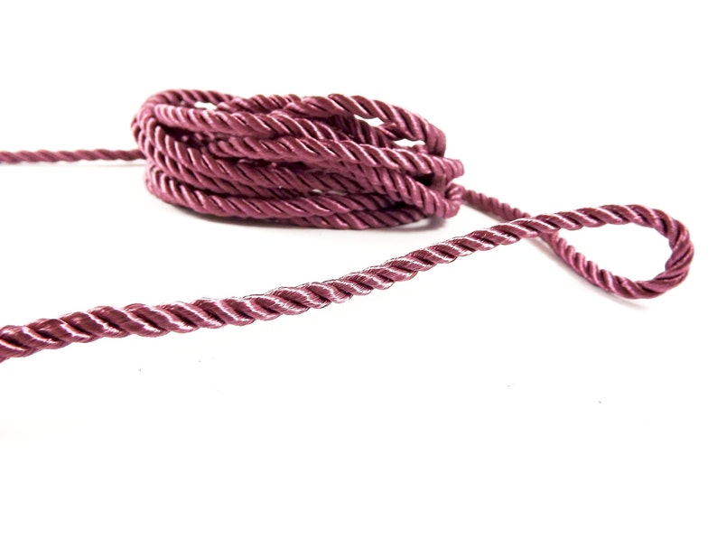 3.5mm Sunset Purple Twisted Rayon Satin Rope Silk Braid Cord - Etsy