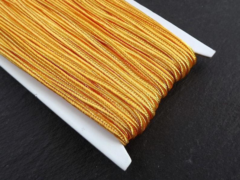 Egg Yellow Soutache Cord Twisted Trim Rayon Braid Gimp Jewelry | Etsy