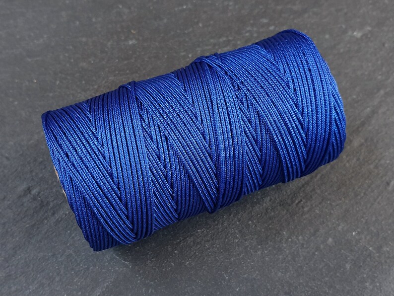 100m Royal Blue Knotting Cord Macrame Parachute Cord Nylon | Etsy