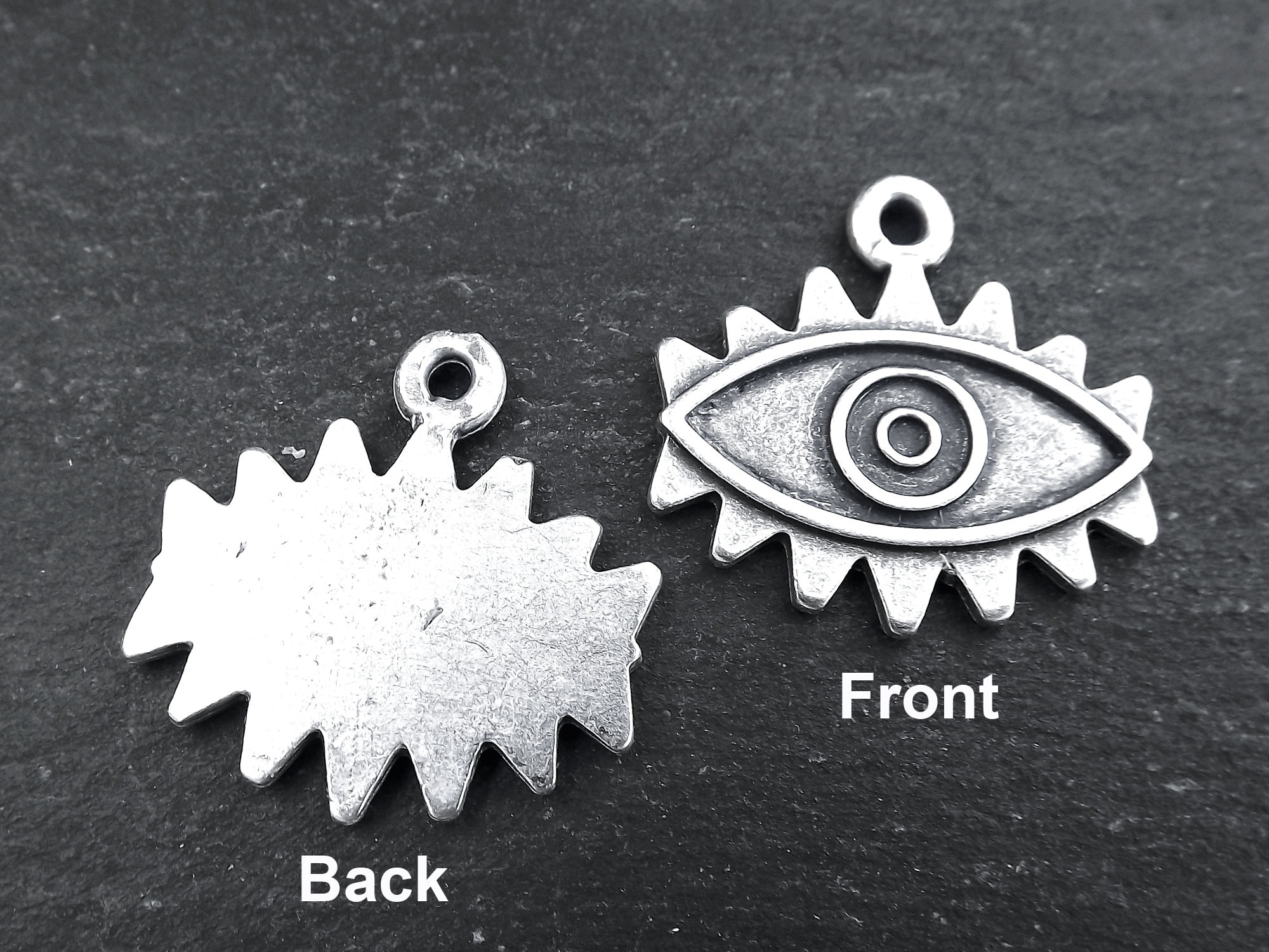 Eye Pendant Evil Eye Charm Eye of the Beholder Good Luck - Etsy