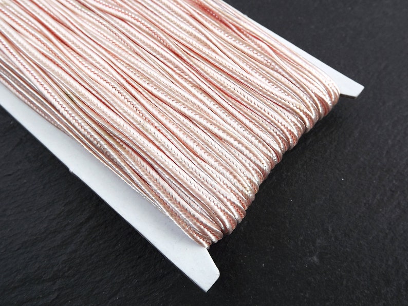 Blush Peach Soutache Cord Twisted Trim Rayon Braid Gimp | Etsy