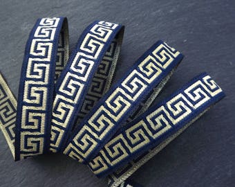 Blue Greek Key | Etsy