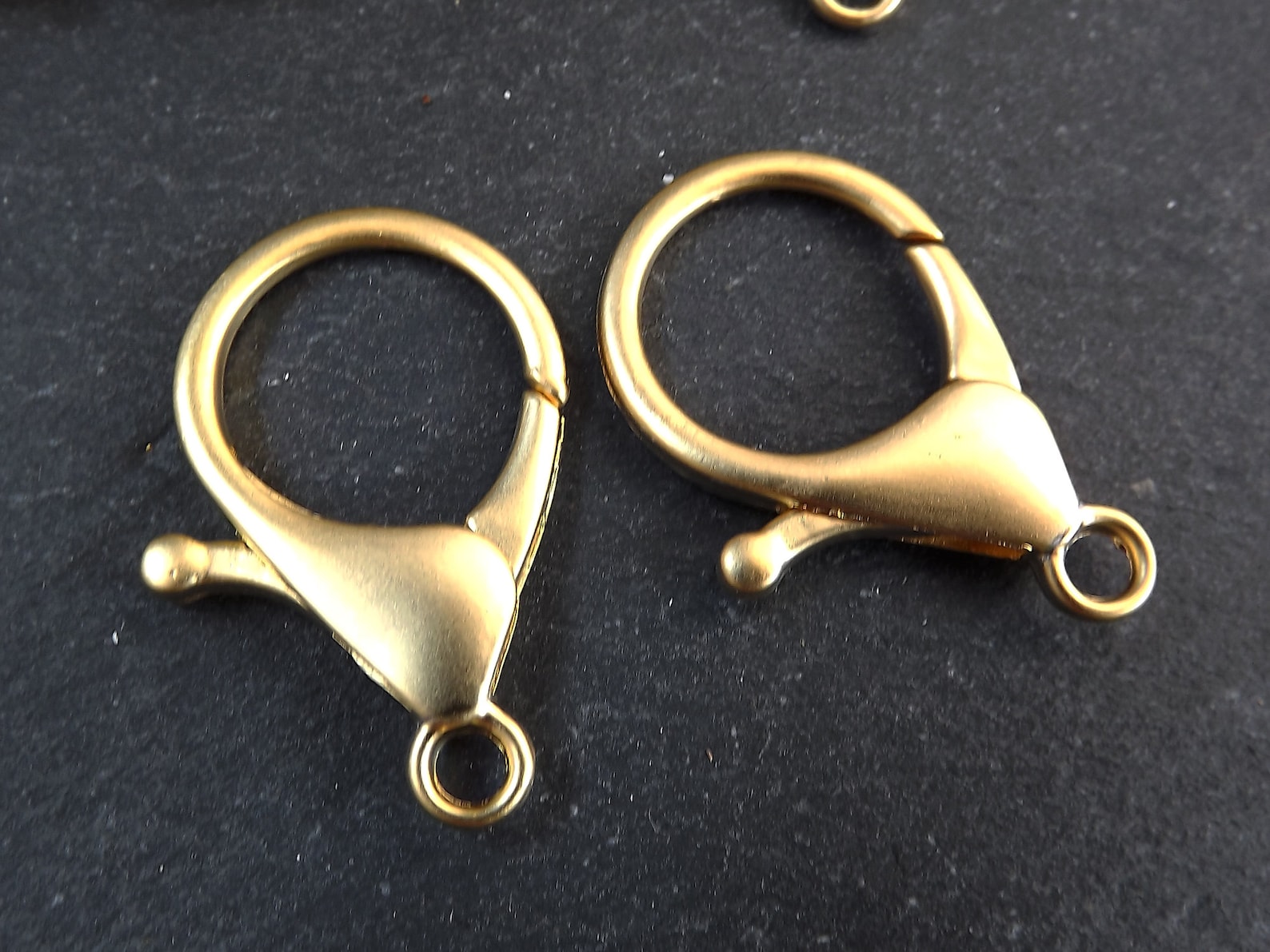 Extra Large Gold Lobster Clasp, Gold Claw Clasps, Parrot Clasps ...