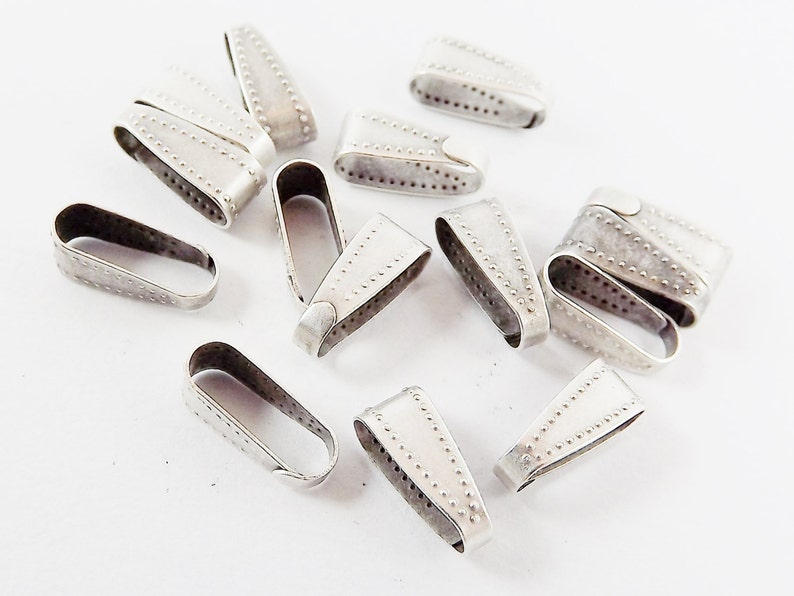 15 Pendant Bail Hanger Pinch Clip Necklace Bail Connector - Etsy