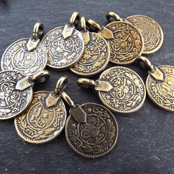Coin Charms - Etsy