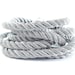 Metallic Silver Rope, 5mm Rope, Twisted Rope, Rayon Rope, Braid, Silver ...