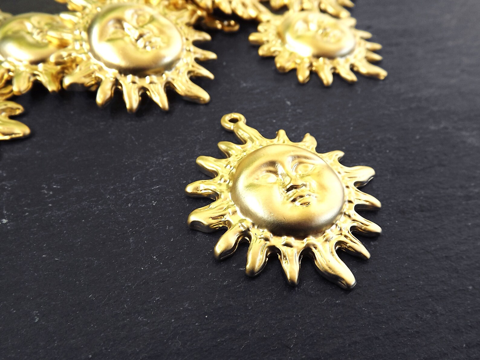 Sun Face Pendant, Surya Pendant, Sunshine Pendant, Sun God Pendant ...