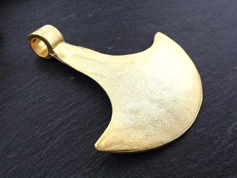 Tribal Ethnic Scoop Blade Shape Necklace Pendant, Jewelry Making ...