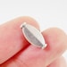 NEW - 10 Ellipse Bead Matte Silver Plated Beads Spacers - Etsy