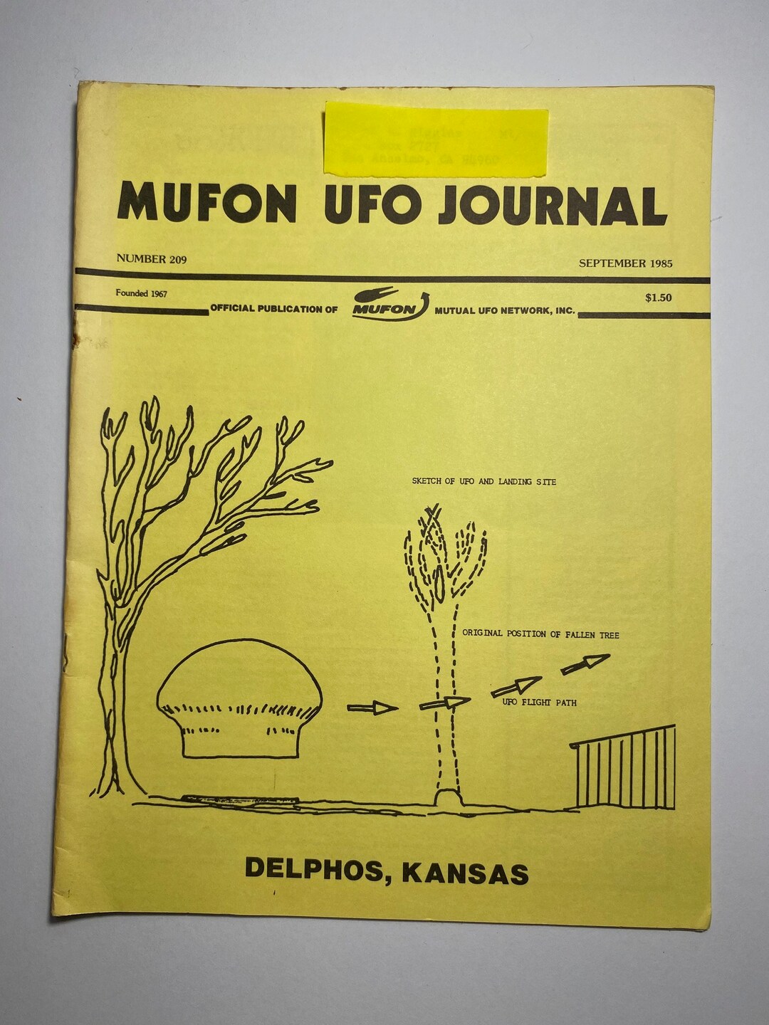 Vintage MUFON UFO Journals 1985 - Etsy