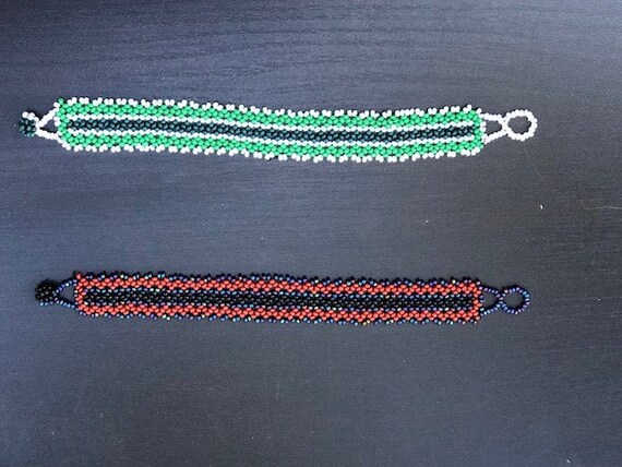 Beaded Huichol Culture Bracelets of Northern Mexico - Etsy