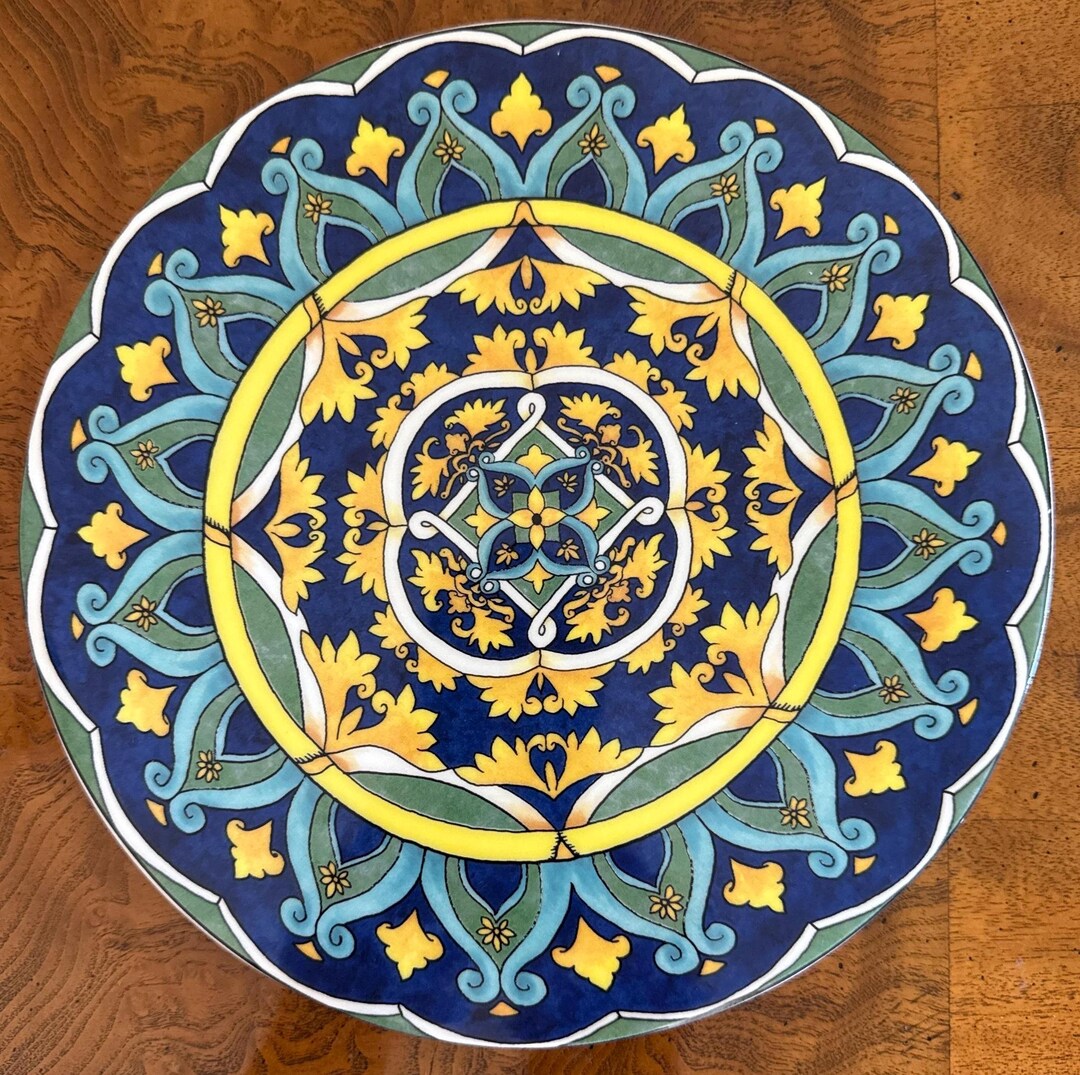 Moroccan Tile Motif Trivit, Made in Italy for World Market, 9” - Etsy