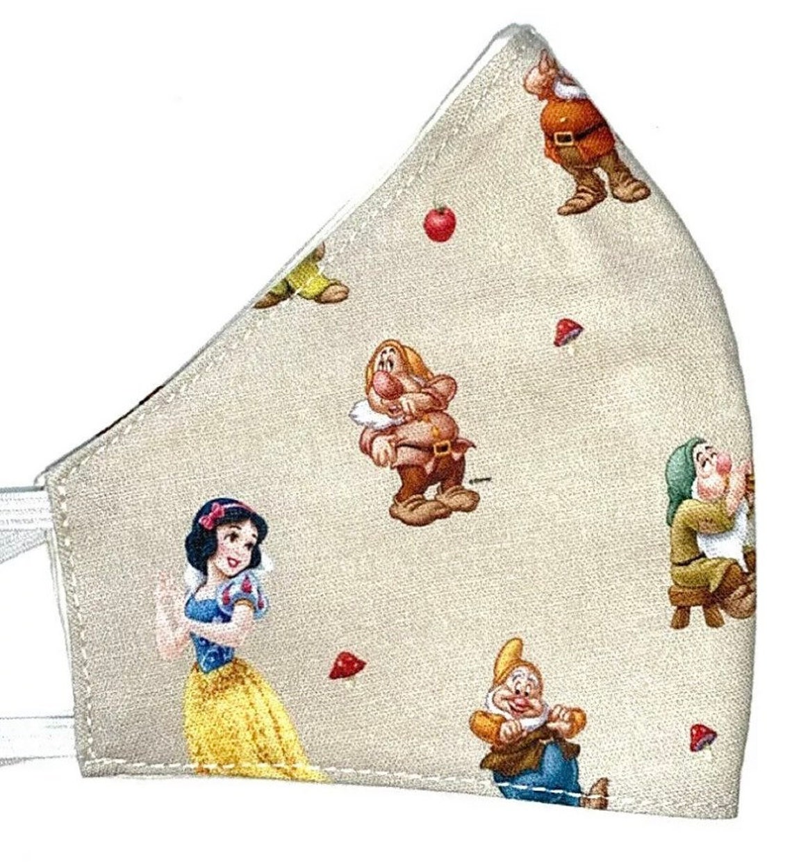 Snow White Face Mask for Girls/ Disney Face Mask/ Mask and - Etsy