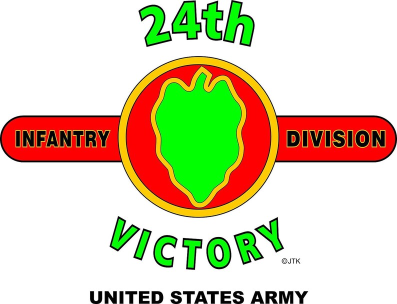24th Infantry Division-victory Division-united States Army - Etsy
