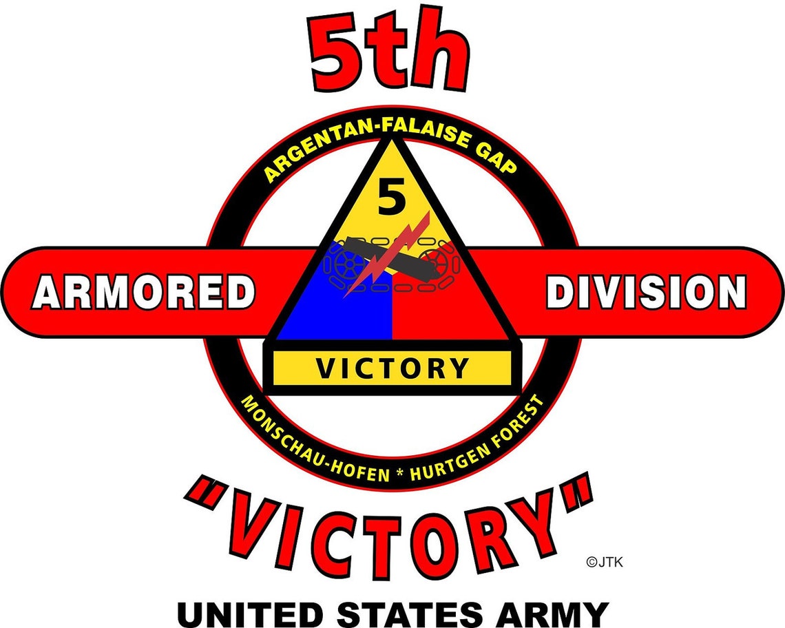 11th Armored Division-thunderbolt-united States Army White - Etsy