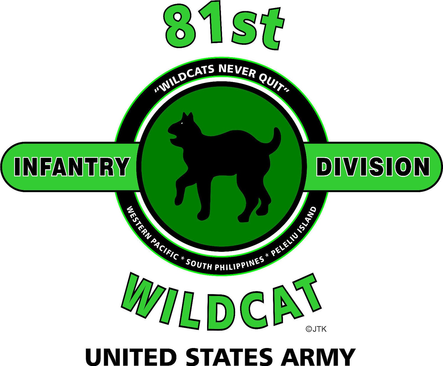 81st Infantry Division-wildcat Division-united States Army White Shirt ...