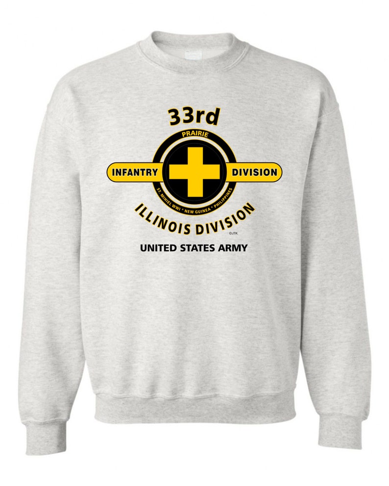34th Infantry Division* "red Bull" Battle & Campaign Sweatshirt - Etsy
