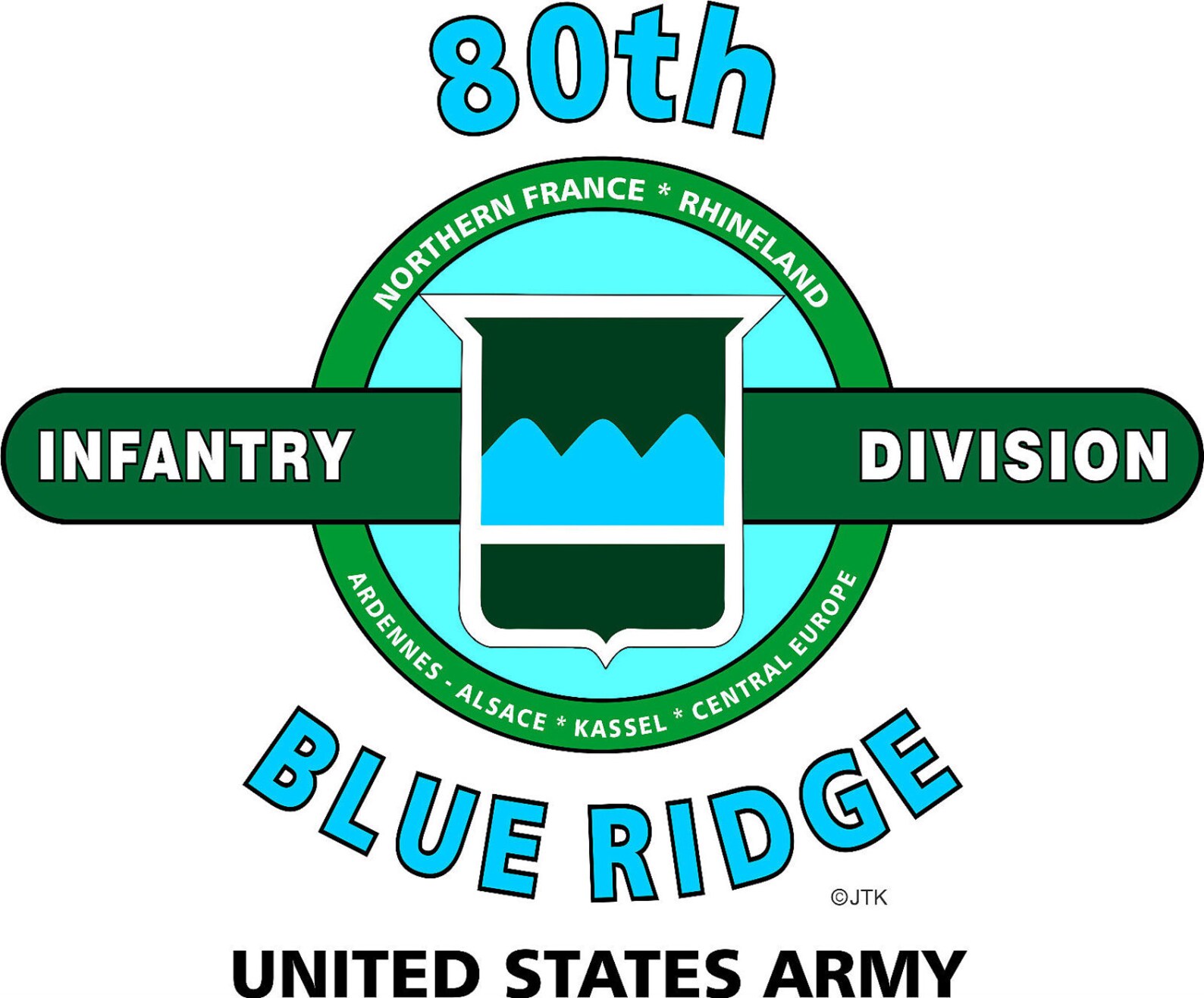 80th Infantry Division-blue Ridge Division-united States Army - Etsy