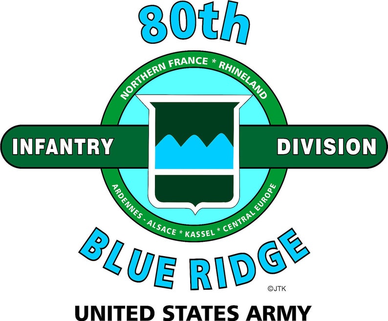 80th Infantry Division-blue Ridge Division-united States Army - Etsy