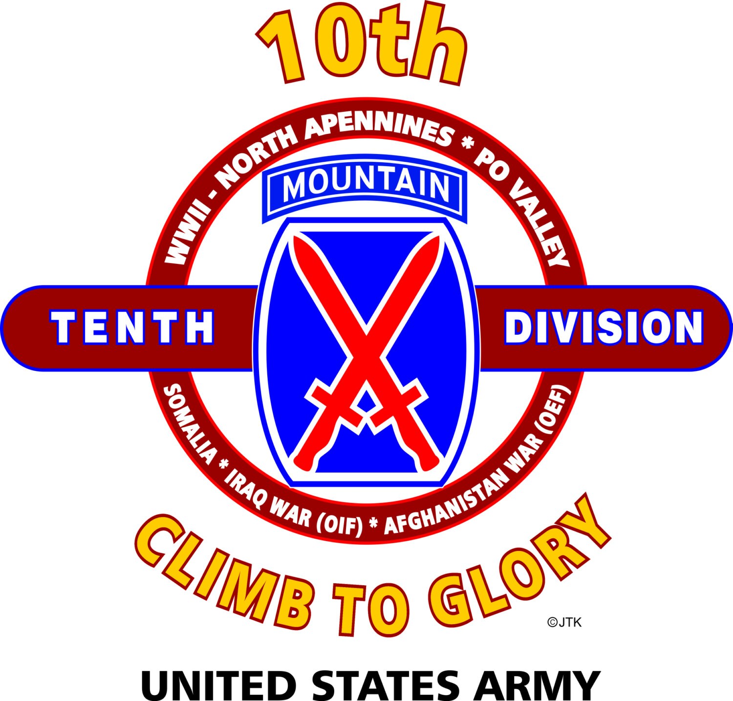 10th Mountain Division-climb to Glory Division-united States - Etsy