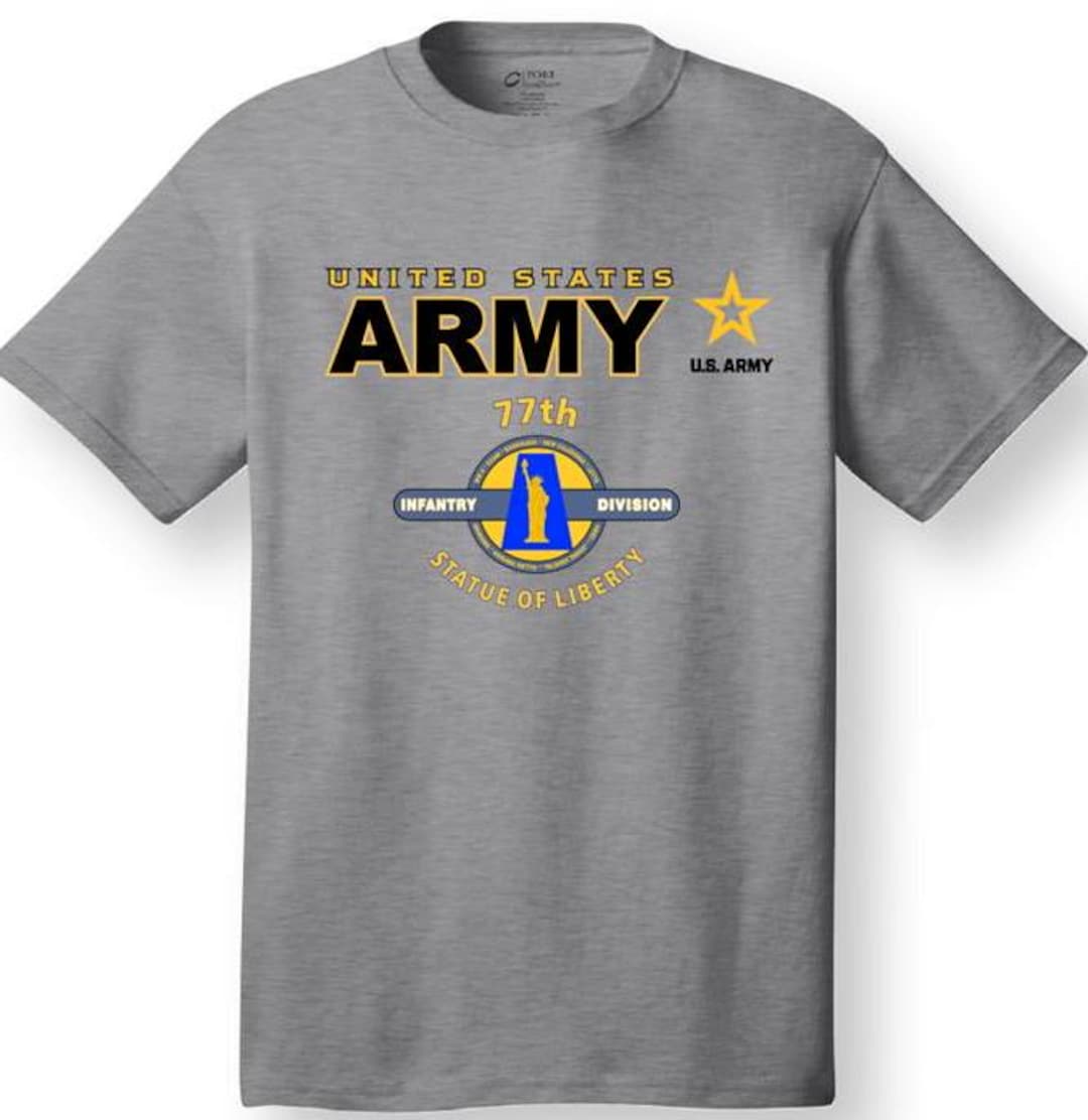 77th Infantry Division* Statue of Liberty * Emblem* Shirt. These Shirt ...