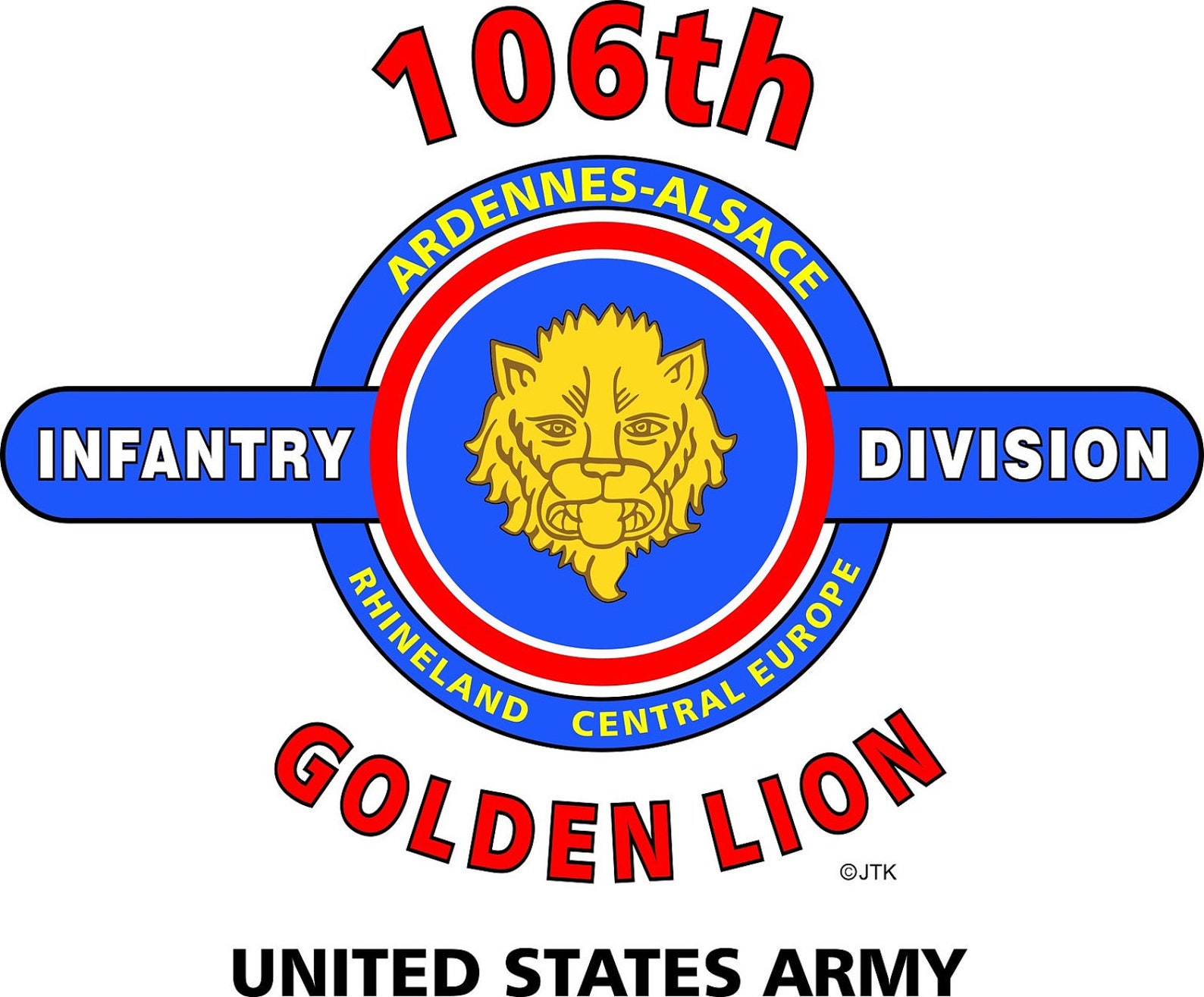 106th Infantry Division-golden Lion Division-united States - Etsy