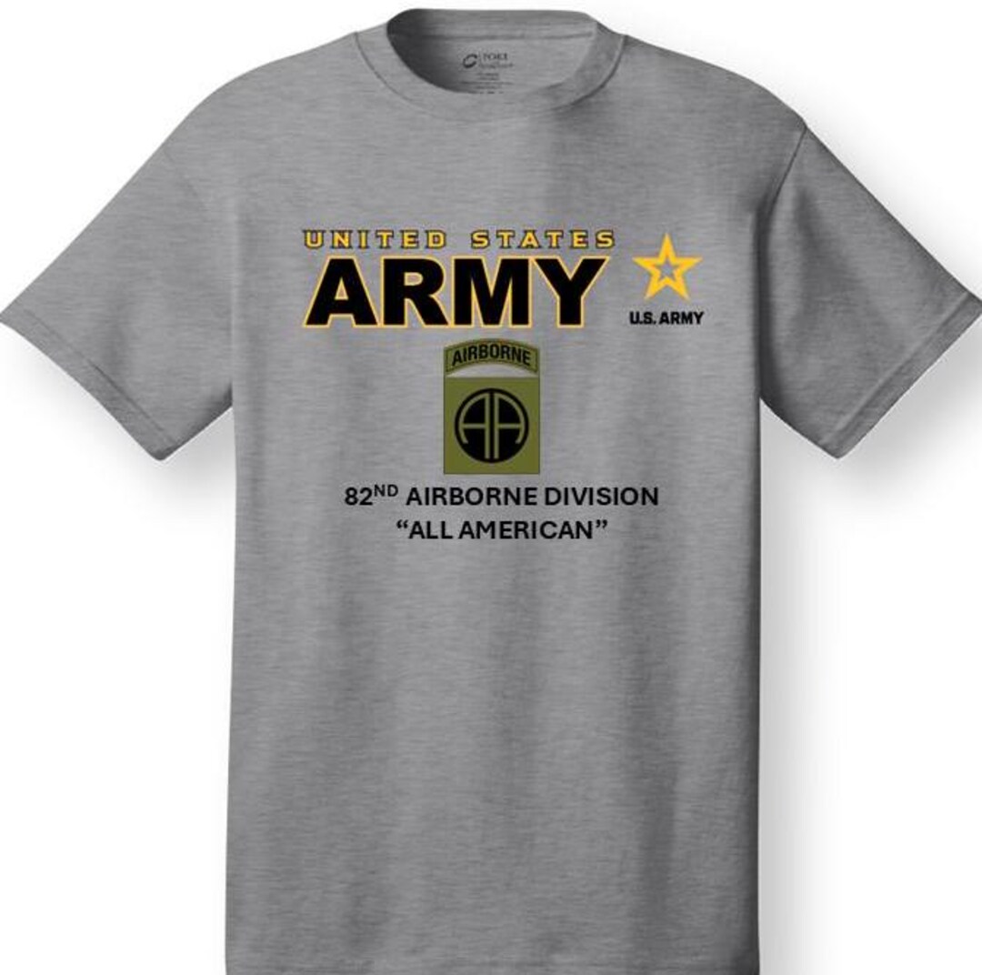 82nd Airborne Division* All American Subdued * Emblem* Shirt. These ...