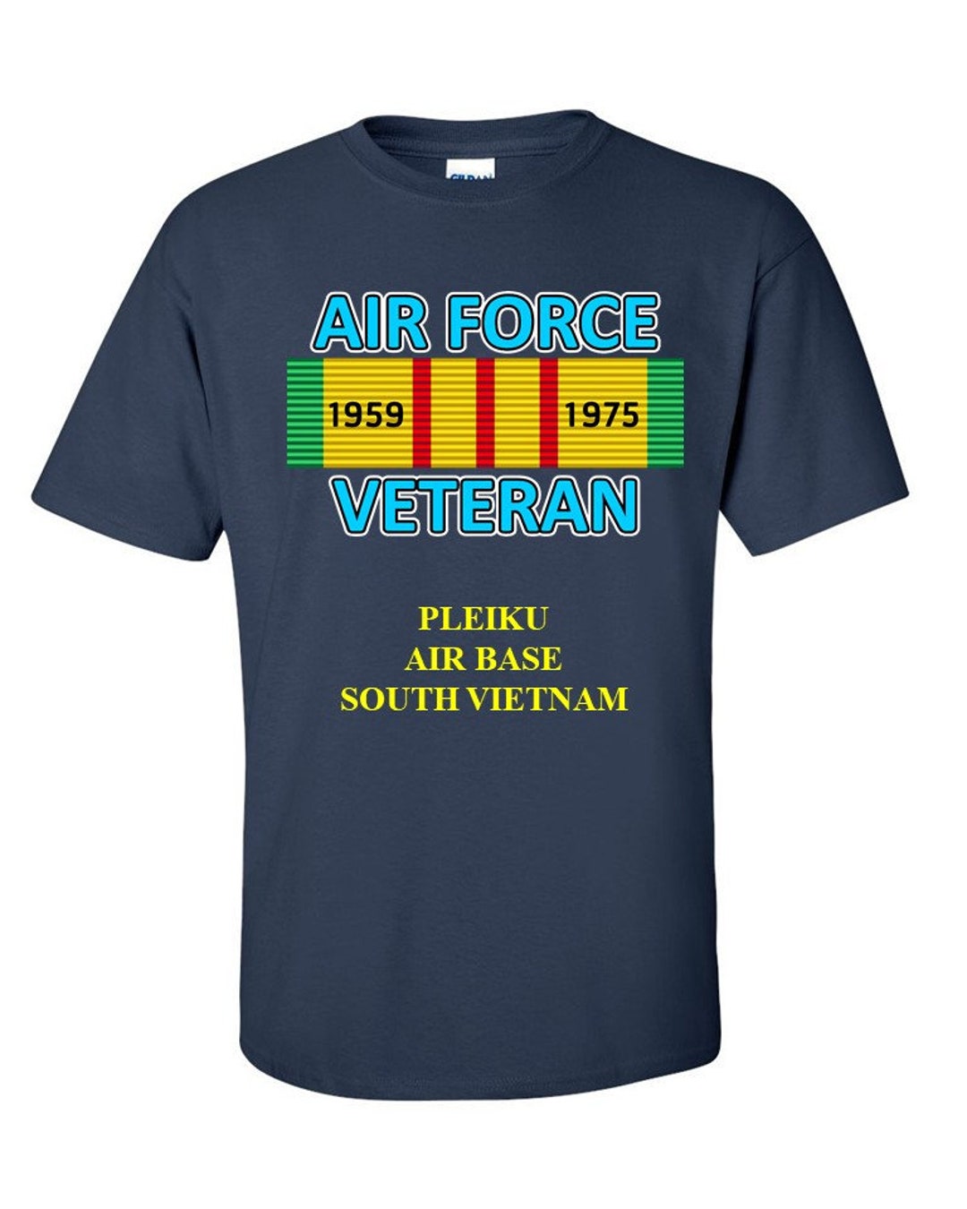 Pleiku Air Base * South Vietnam * " Vietnam Veteran Ribbon Vinyl ...