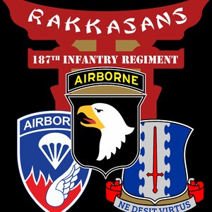 Rakkasans 187th Infantry Regiment * 101st Airborne Division Vinyl Light ...
