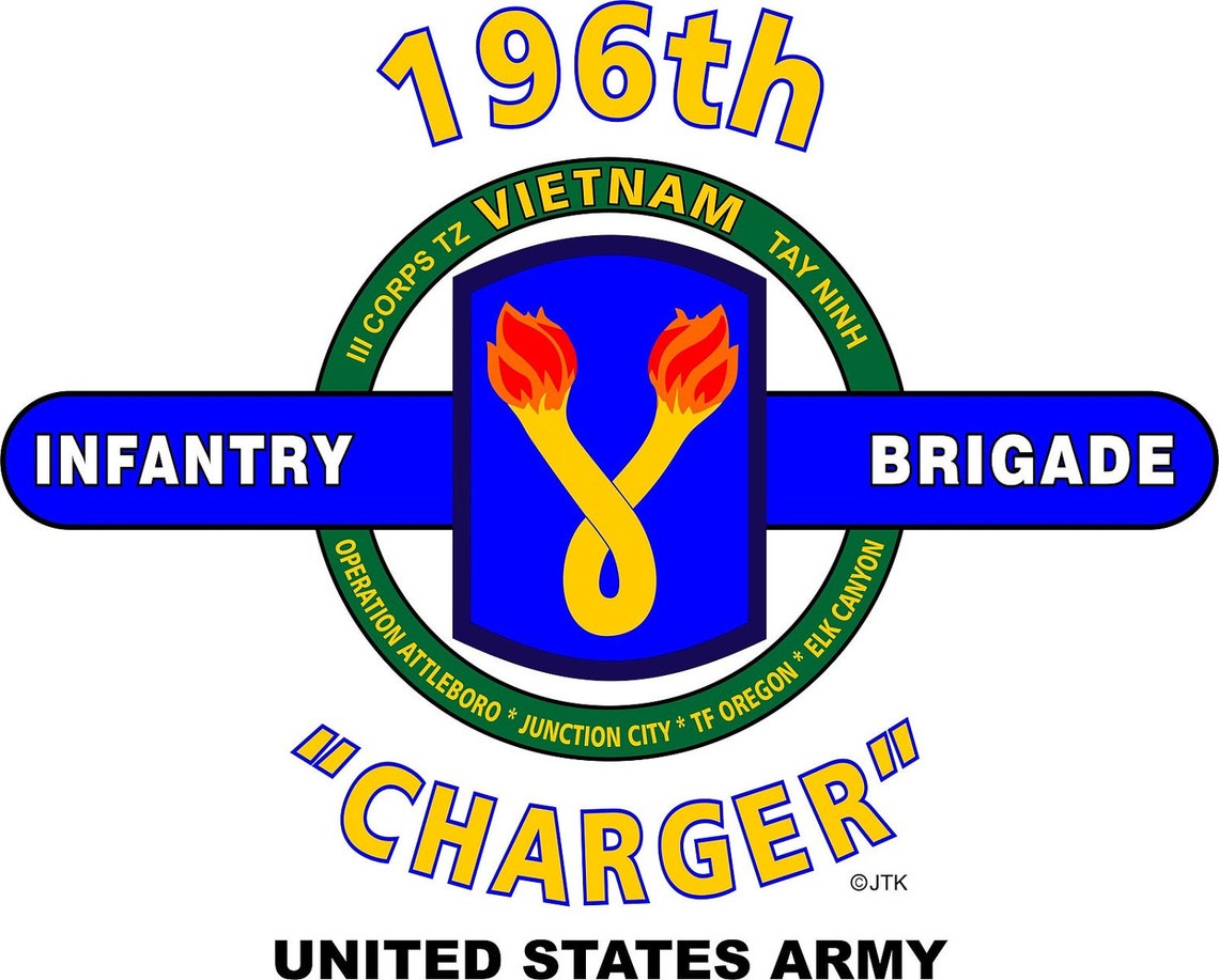198th Infantry Brigade vietnam bold and Brave - Etsy