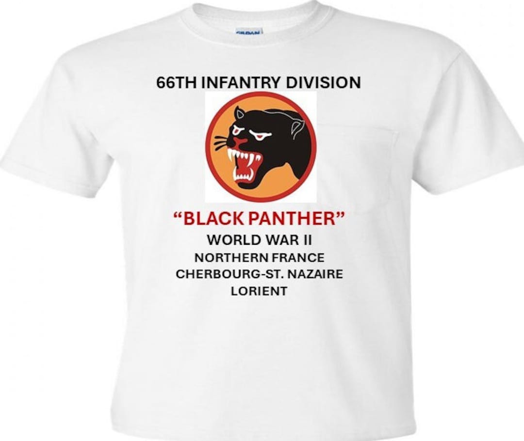 66th Infantry Division* Black Panther WW 2* Campaigns Military Shirt ...