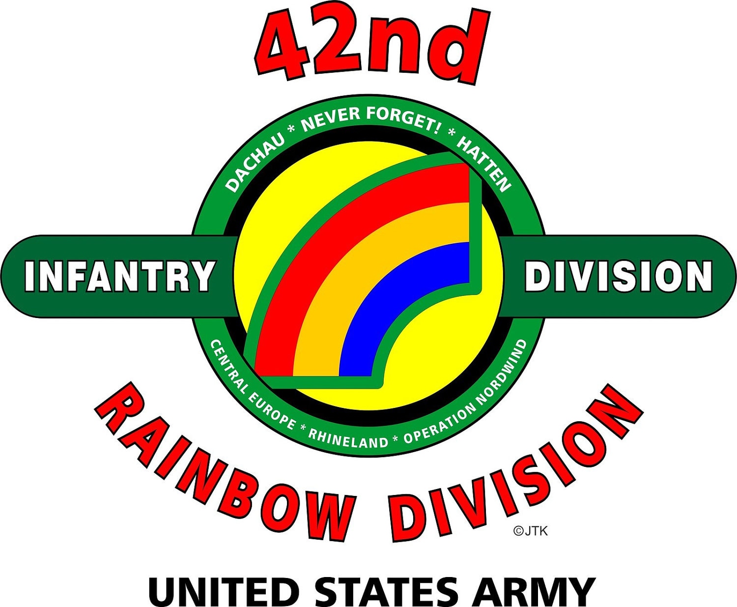 42nd Infantry Division-Rainbow Division-United States Army | Etsy