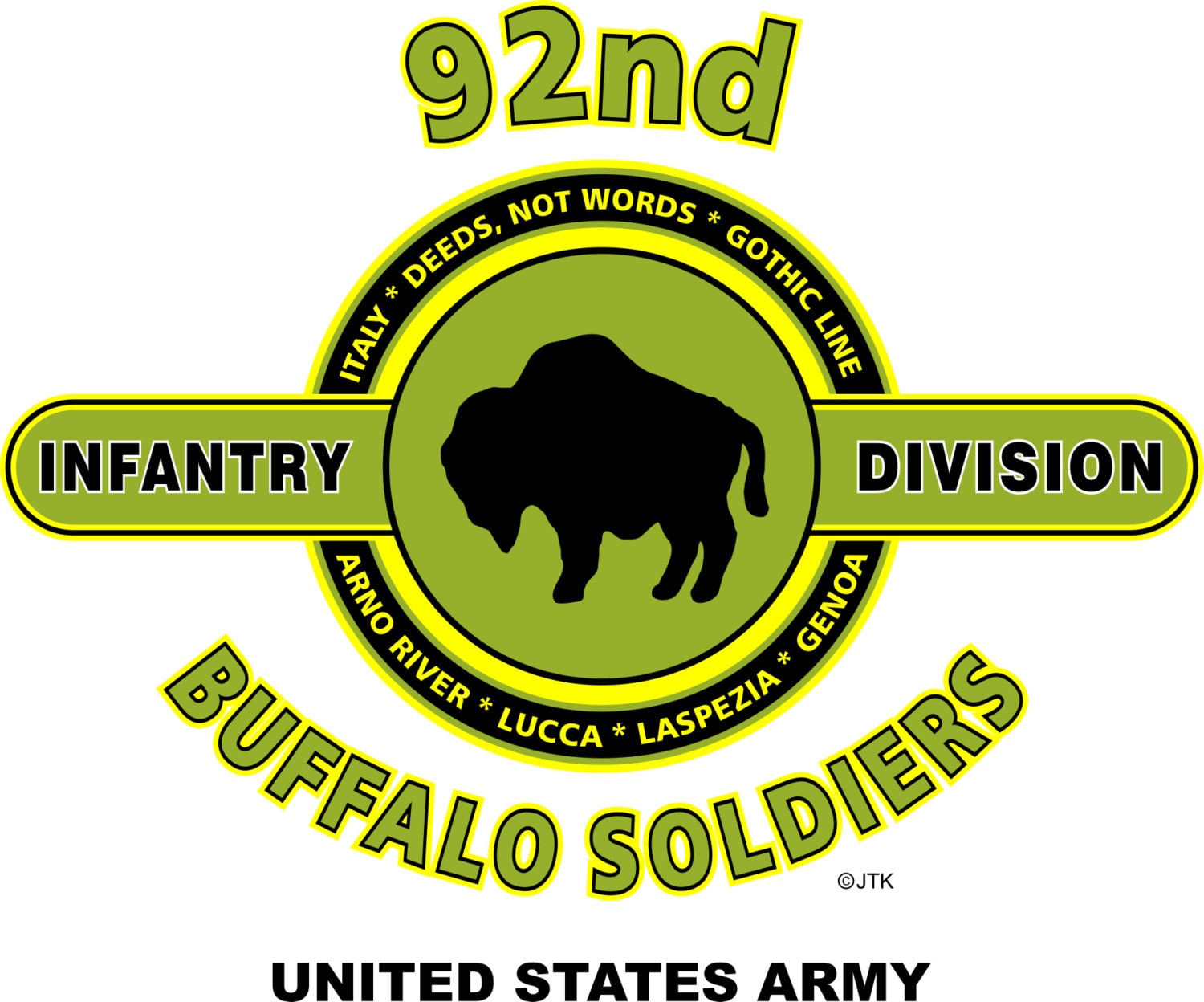 92nd Infantry Division-buffalo Soldiers-united States Army - Etsy