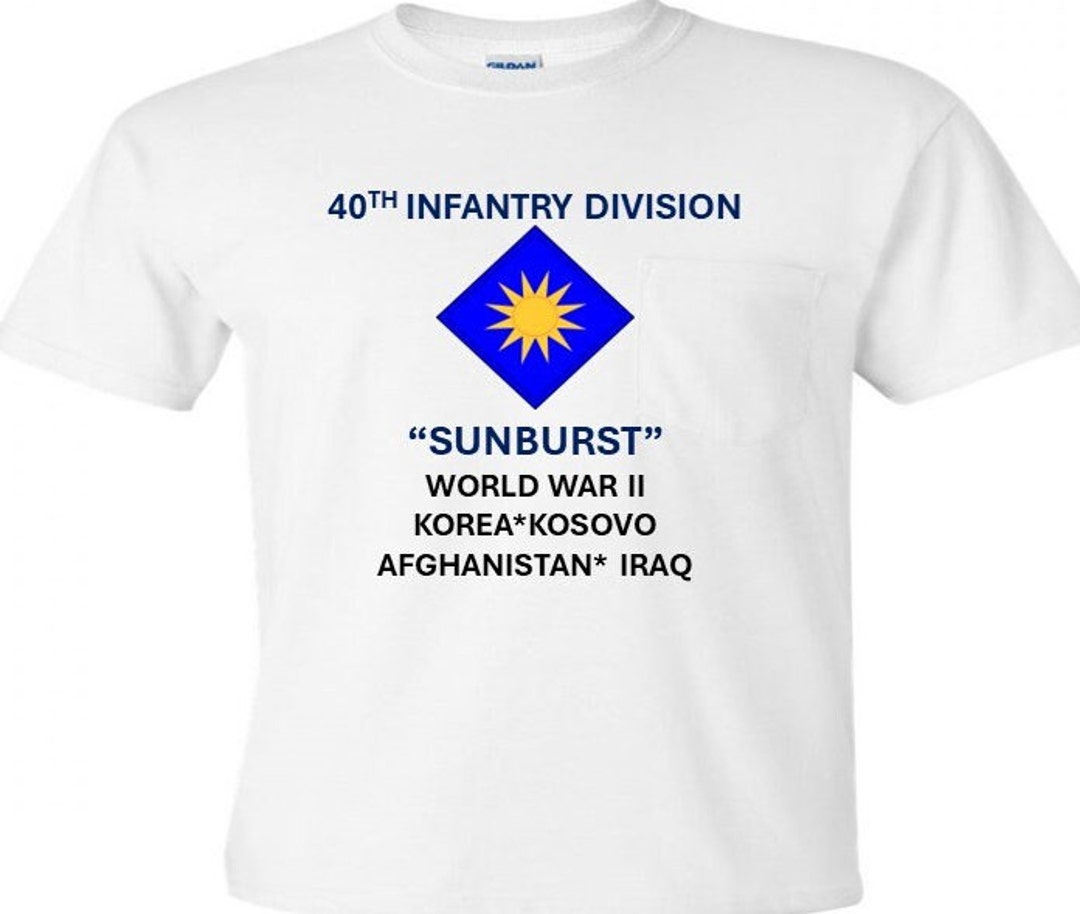 40th Infantry Division * Sunburst*world War Ii*korea*kosovo*afghanistan ...