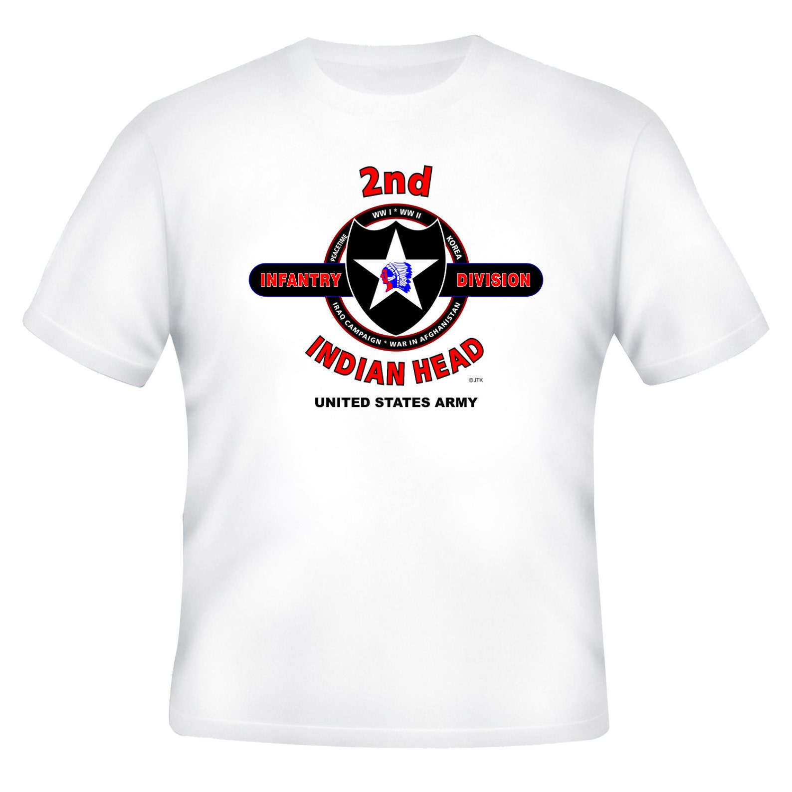 2nd Infantry Division-indian Head Division-united States Army - Etsy