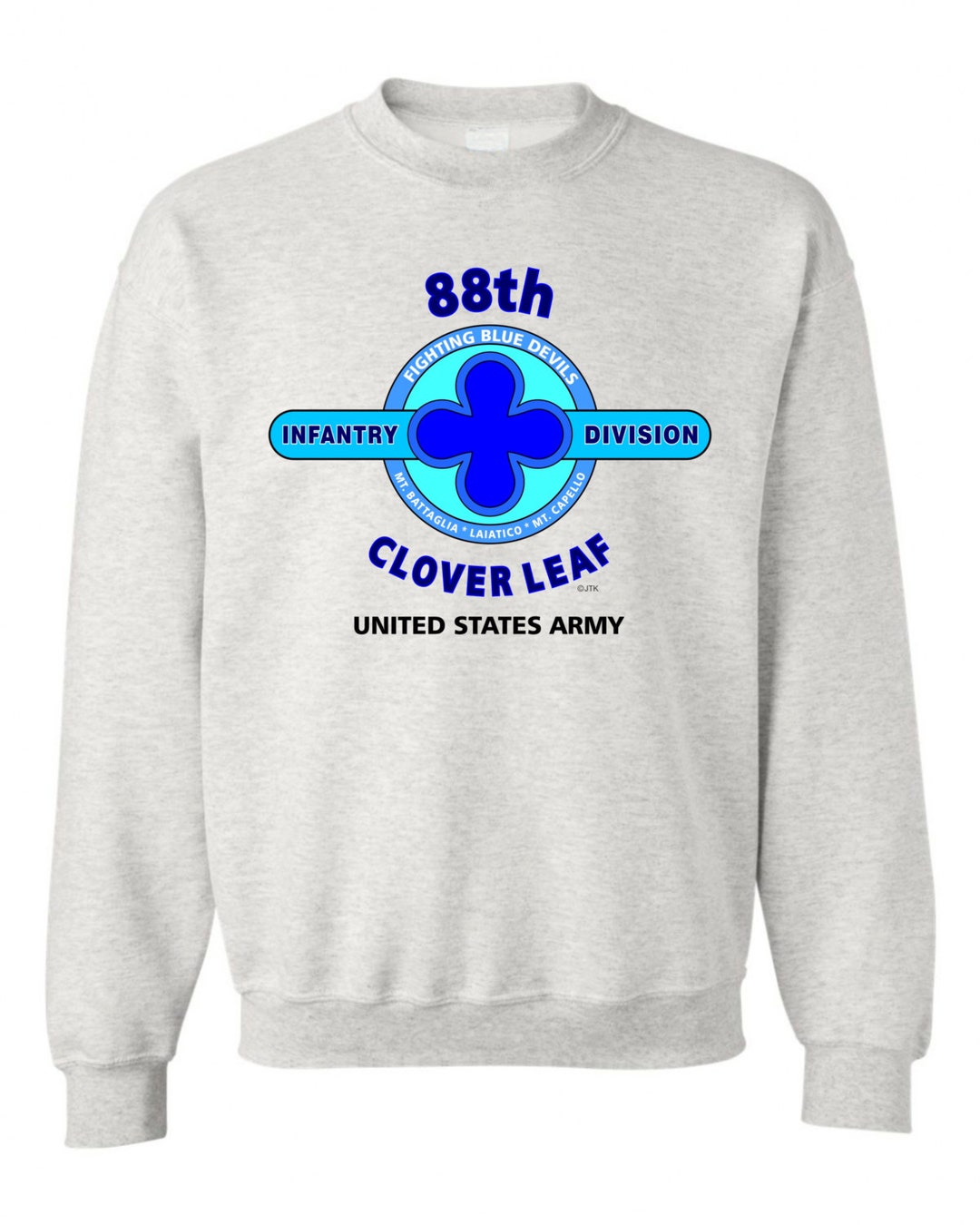 88th Infantry Division cloverleaf Battle & Campaign Sweatshirt - Etsy