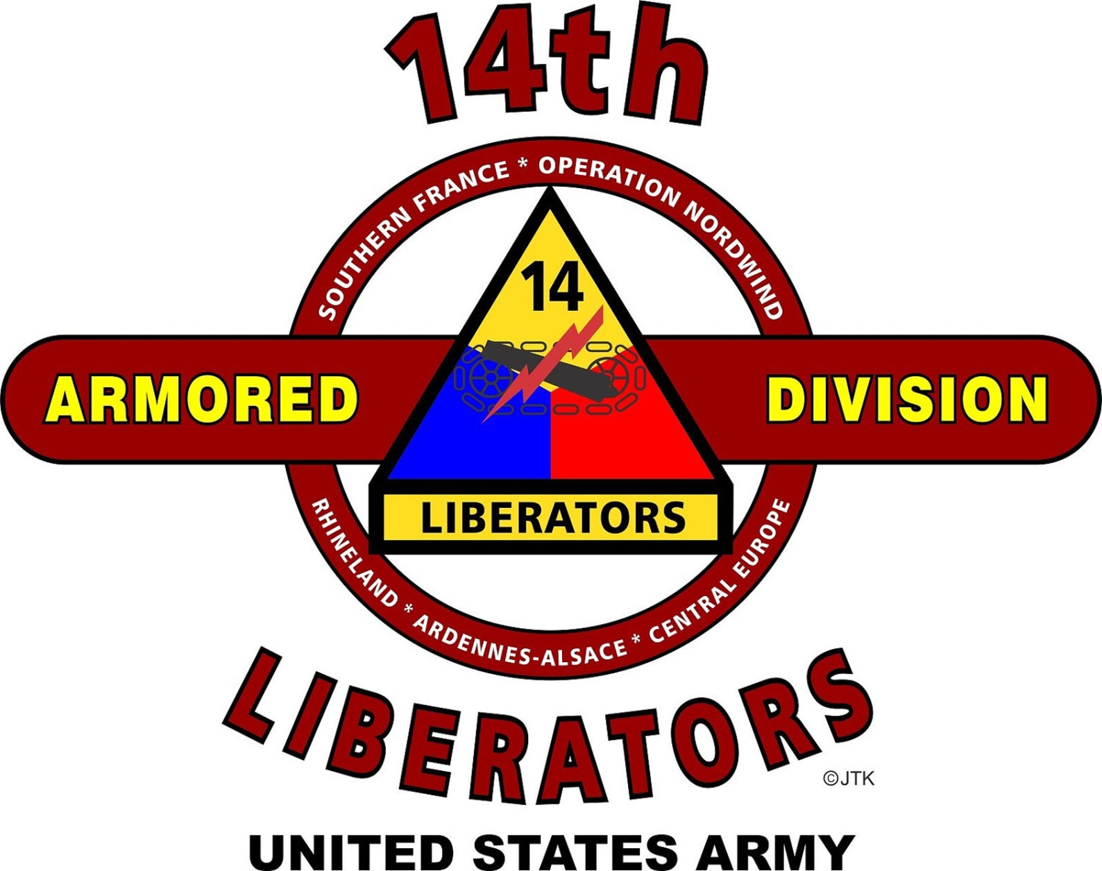 11th Armored Division-thunderbolt-united States Army White - Etsy