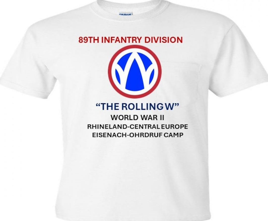 89th Infantry Division* the Rolling W WW 2* Campaigns Military Shirt ...