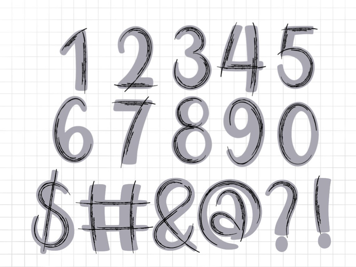 Scribble Letters,pastel Doodle Alphabet Set,doodle Sublimation,png Font ...