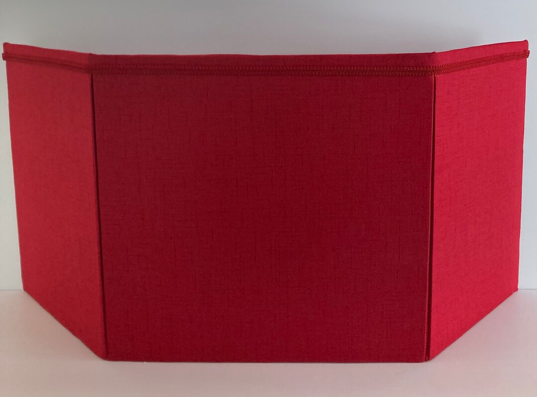 Medium Waverly Red Privacy Screen - Etsy