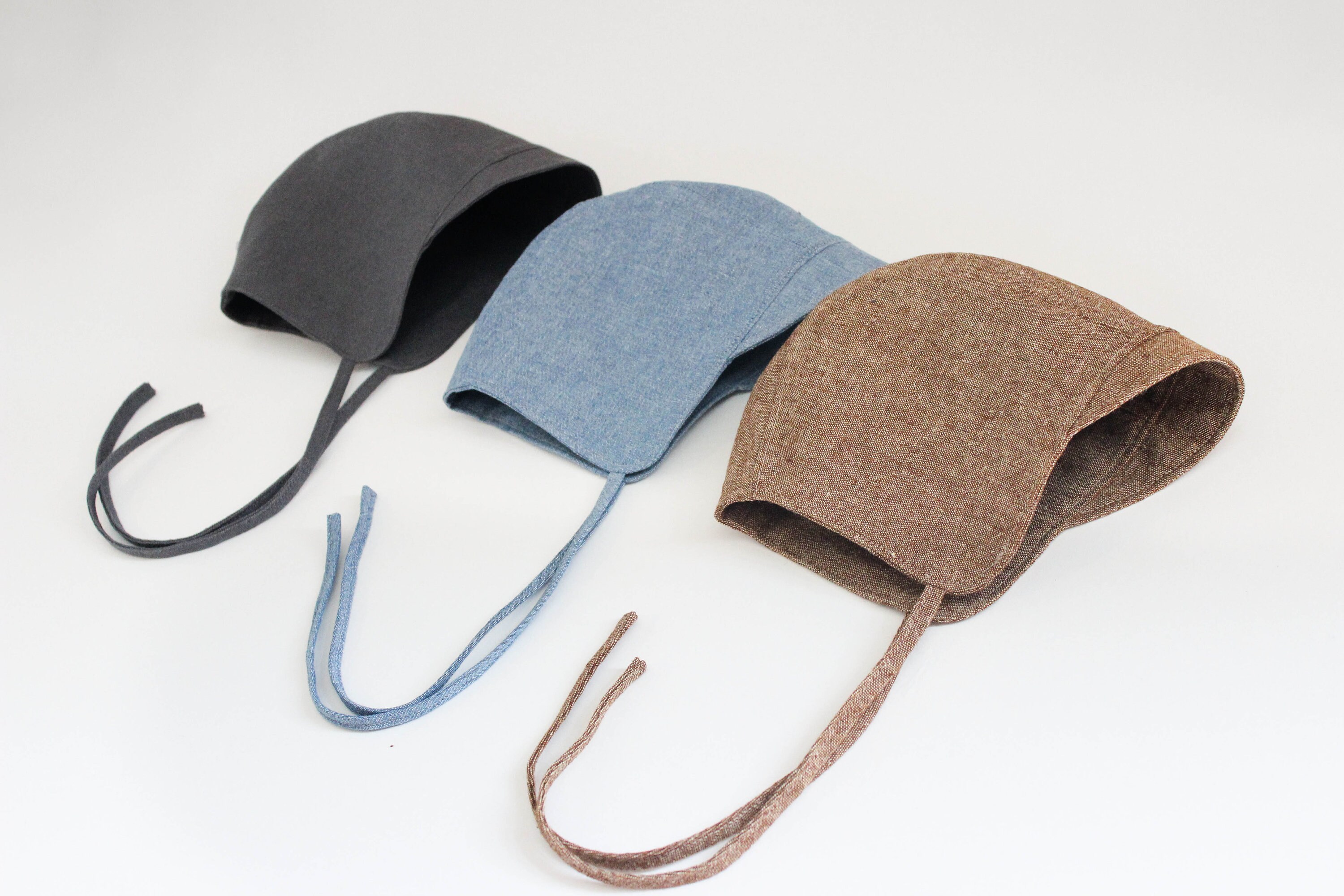 Baby Boys Linen Bonnet Baby Boys Brown Cap Toddler Boys Sun | Etsy