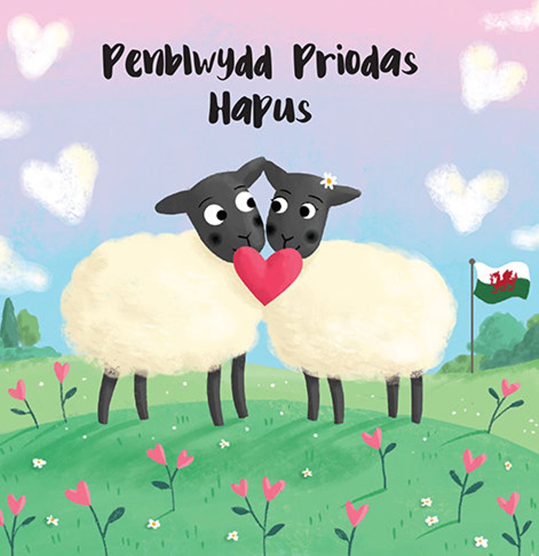 Penblwydd Priodas Hapus' Happy Wedding Anniversary - Etsy